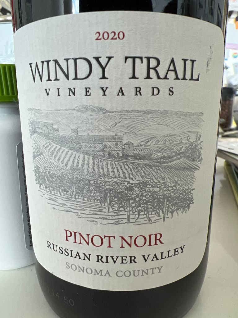 2019 Windy Trail Pinot Noir Windy Trail, USA, California, Sonoma County ...