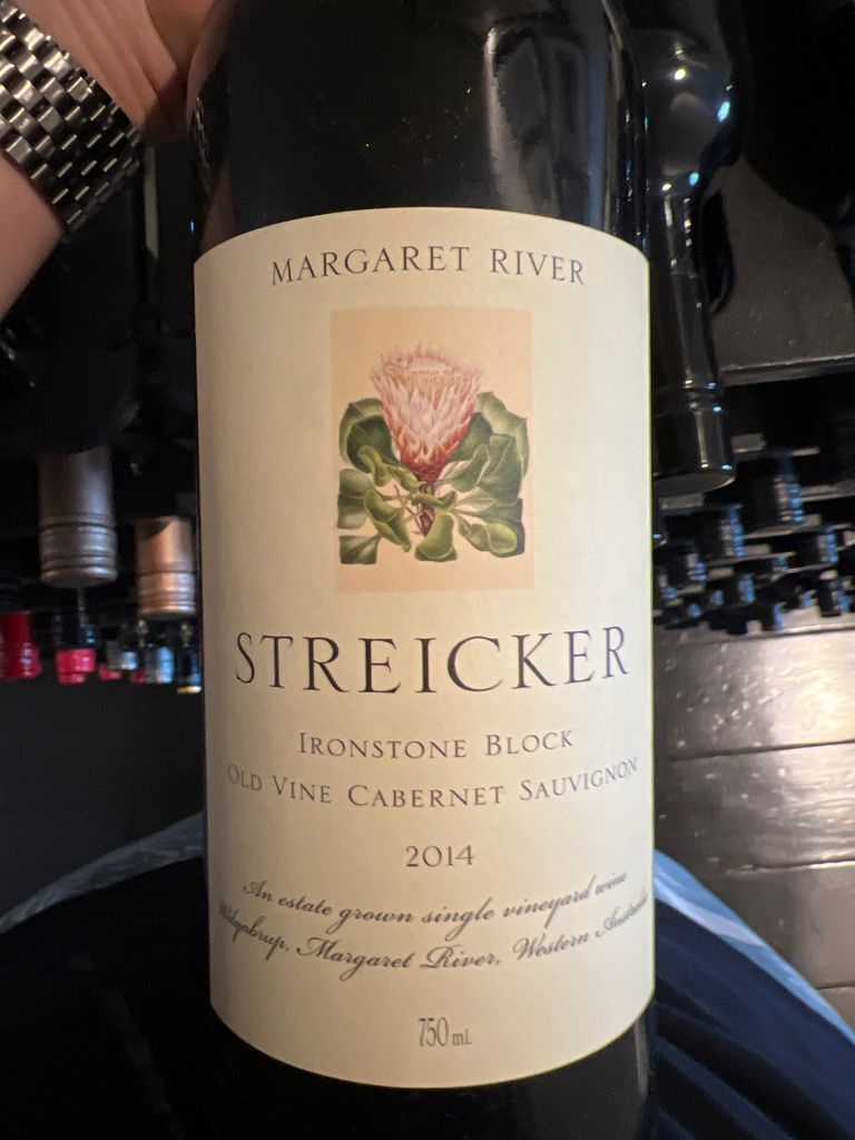 2014 Streicker Cabernet Sauvignon Ironstone Block Old Vine, Australia, Western Australia, South ...