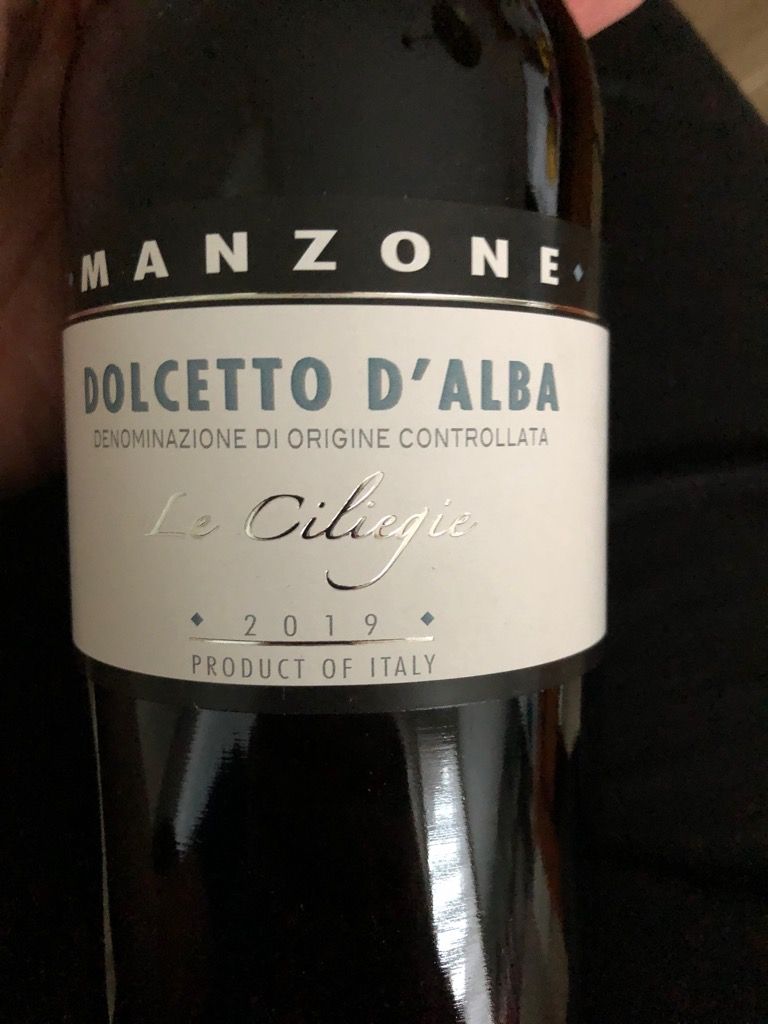 2020 Giovanni Manzone Dolcetto d'Alba Le Ciliegie, Italy, Piedmont ...