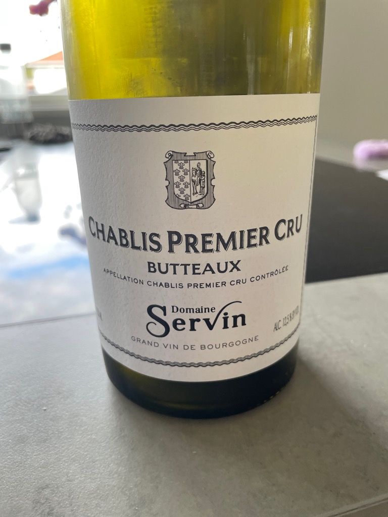 2023 Domaine Servin Chablis 1er Cru Butteaux, France, Burgundy, Chablis ...