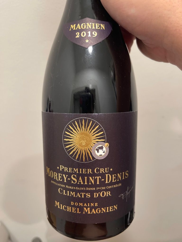 2019 Michel Magnien Morey St. Denis 1er Cru Climats d'Or, France ...