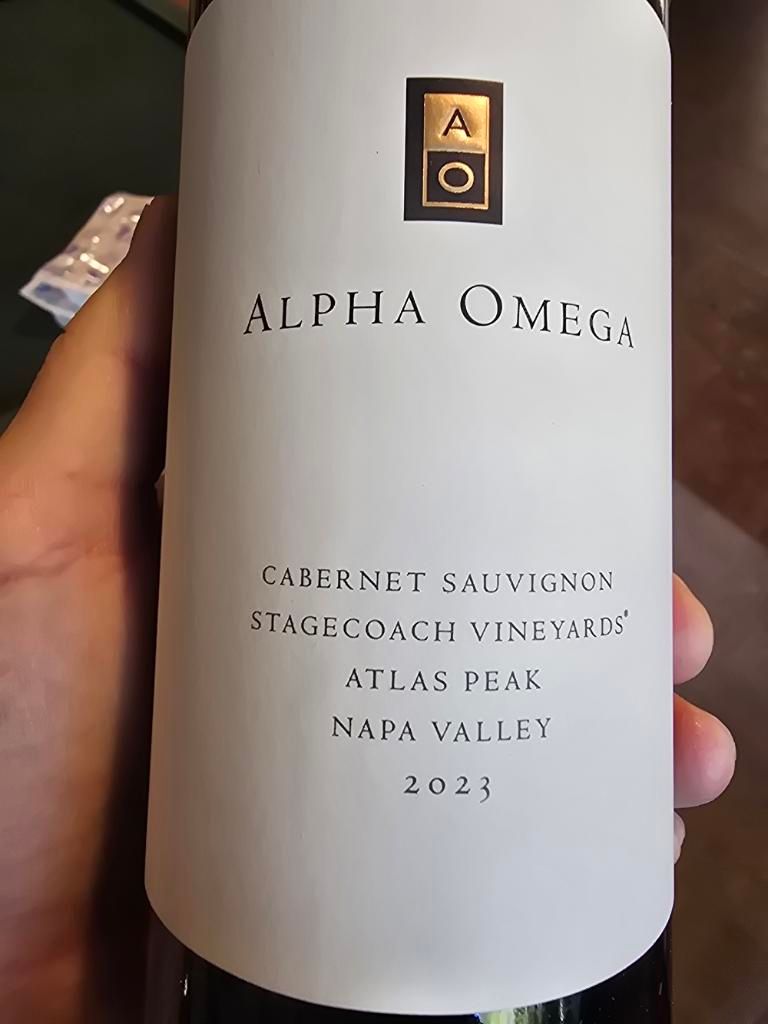 2023 Alpha Omega Cabernet Sauvignon Stagecoach Vineyard, USA ...