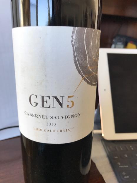 2010 Gen5 Cabernet Sauvignon, USA, California, Central Valley, Lodi ...