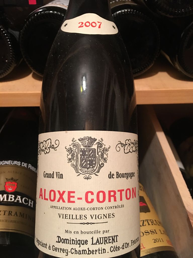 2007 Dominique Laurent Aloxe-Corton Vieilles Vignes, France, Burgundy ...
