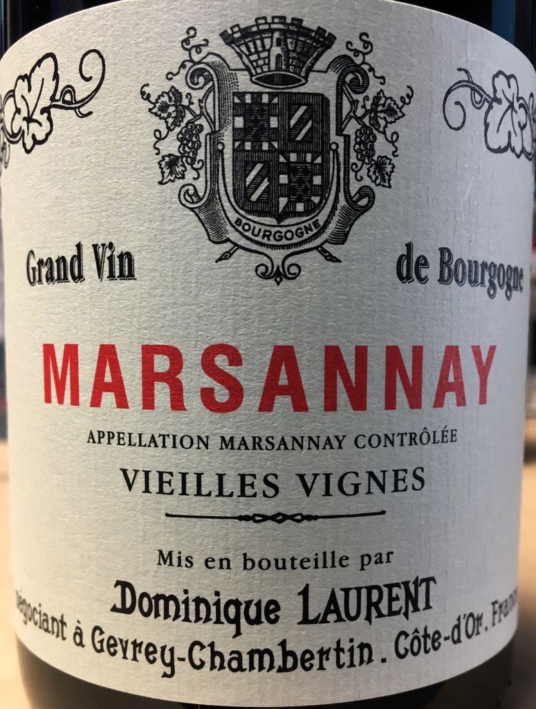 2021 Dominique Laurent Marsannay Vieilles Vignes, France, Burgundy ...
