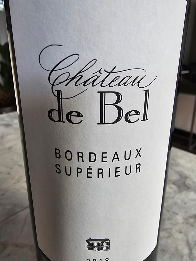 2018 Château de Bel, France, Bordeaux, Bordeaux Supérieur - CellarTracker