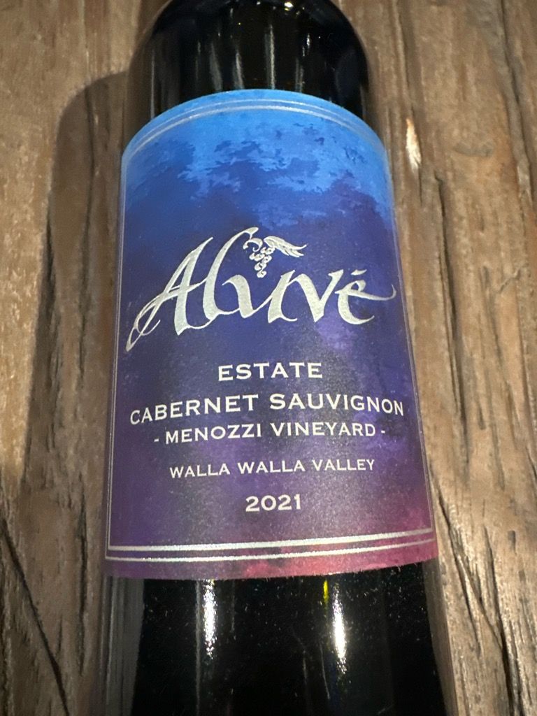 2021 Aluvé Cabernet Sauvignon Estate Menozzi Vineyard, USA, Washington ...