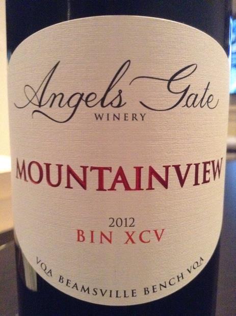2012 Angels Gate Winery Bin XCV Mountainview, Canada, Ontario, Niagara ...