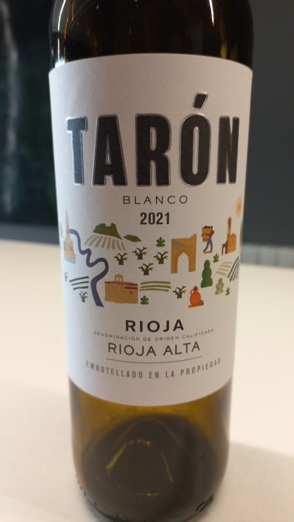 2021 Taron Rioja Blanco, Spain, La Rioja, La Rioja Alta, Rioja ...