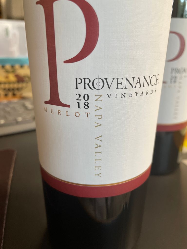 2019 Provenance Vineyards Merlot, USA, California, Napa Valley ...