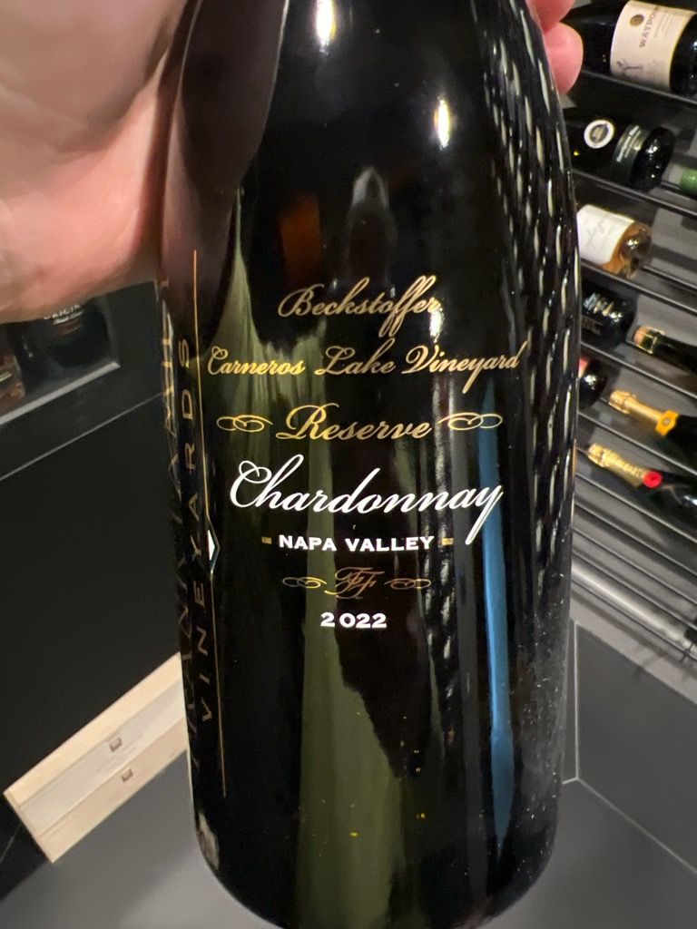 2022 Frank Family Vineyards Chardonnay Reserve Beckstoffer Carneros ...