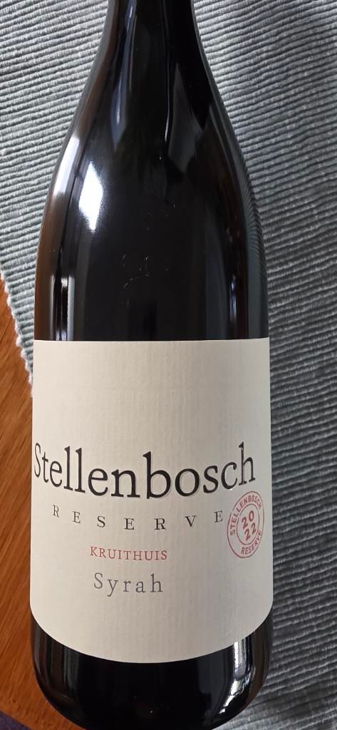 2023 Jean Engelbrecht Syrah The Stellenbosch Reserve, Kruithuis, South ...