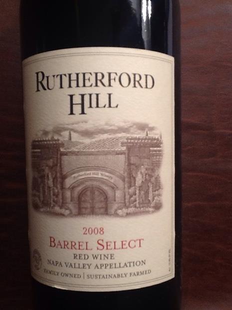 2005 Rutherford Hill Merlot Barrel Select Red Blend, USA, California ...