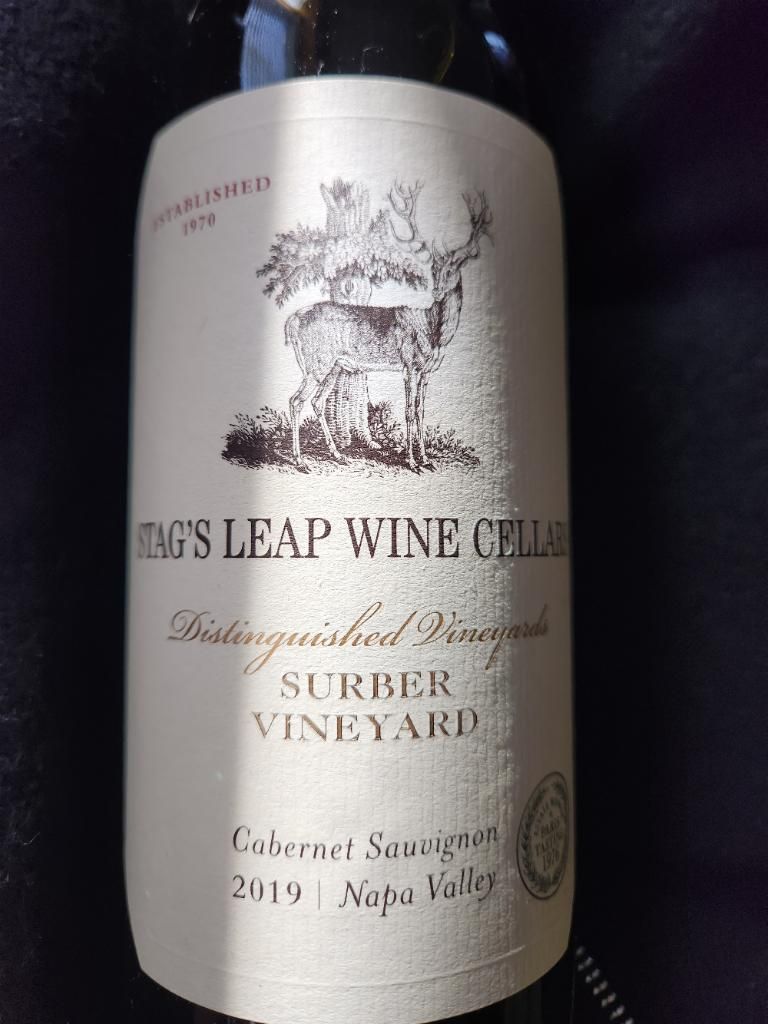 2019 Stag's Leap Wine Cellars Cabernet Sauvignon Distinguished ...