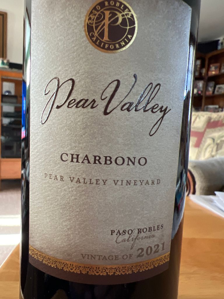 2021 Pear Valley Charbono Pear Valley Vineyard, USA, California ...