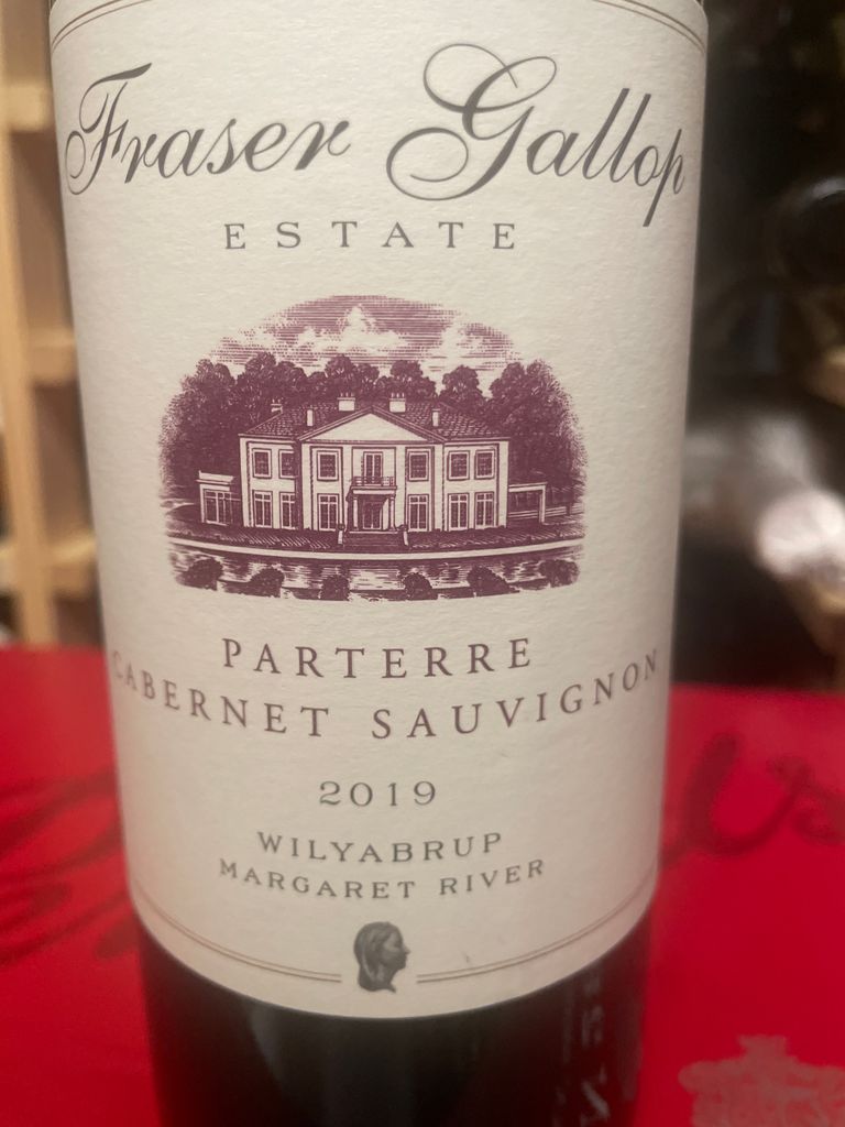 2019 Fraser Gallop Cabernet Sauvignon Parterre Wilyabrup Margaret River ...