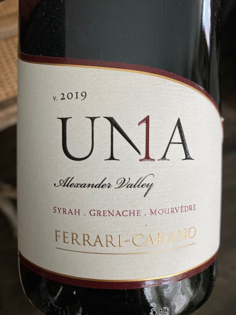 2019 Ferrari-Carano Una, USA, California, Sonoma County, Alexander ...