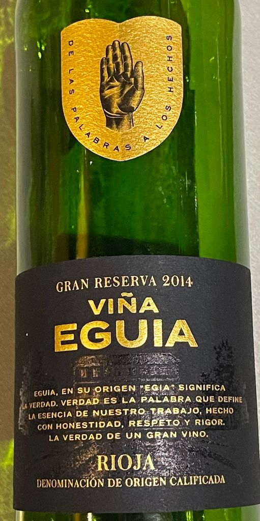 2014 Viña Eguía Rioja Gran Reserva, Spain, La Rioja, Rioja - CellarTracker