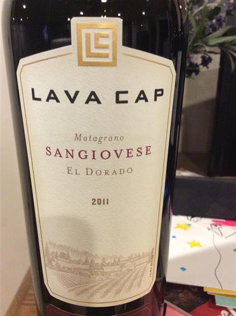 NV Lava Cap Sangiovese Matagrano El Dorado, USA, California, Sierra ...