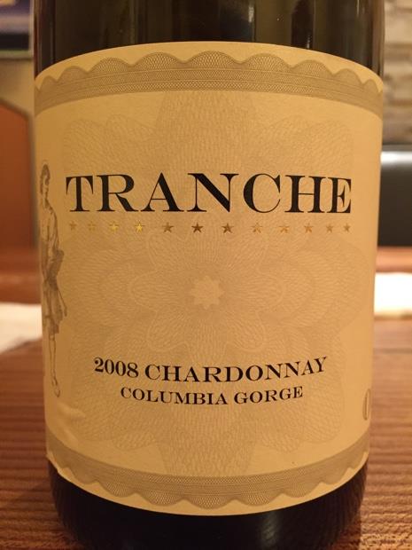 2008 Tranche Cellars Chardonnay Celilo Vineyard, USA, Oregon/Washington ...