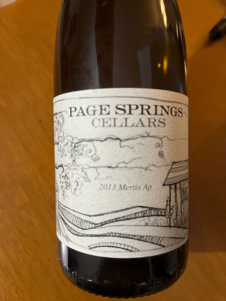 2021 Page Springs Cellars Mertis Ap, USA, Arizona, Yavapai County ...
