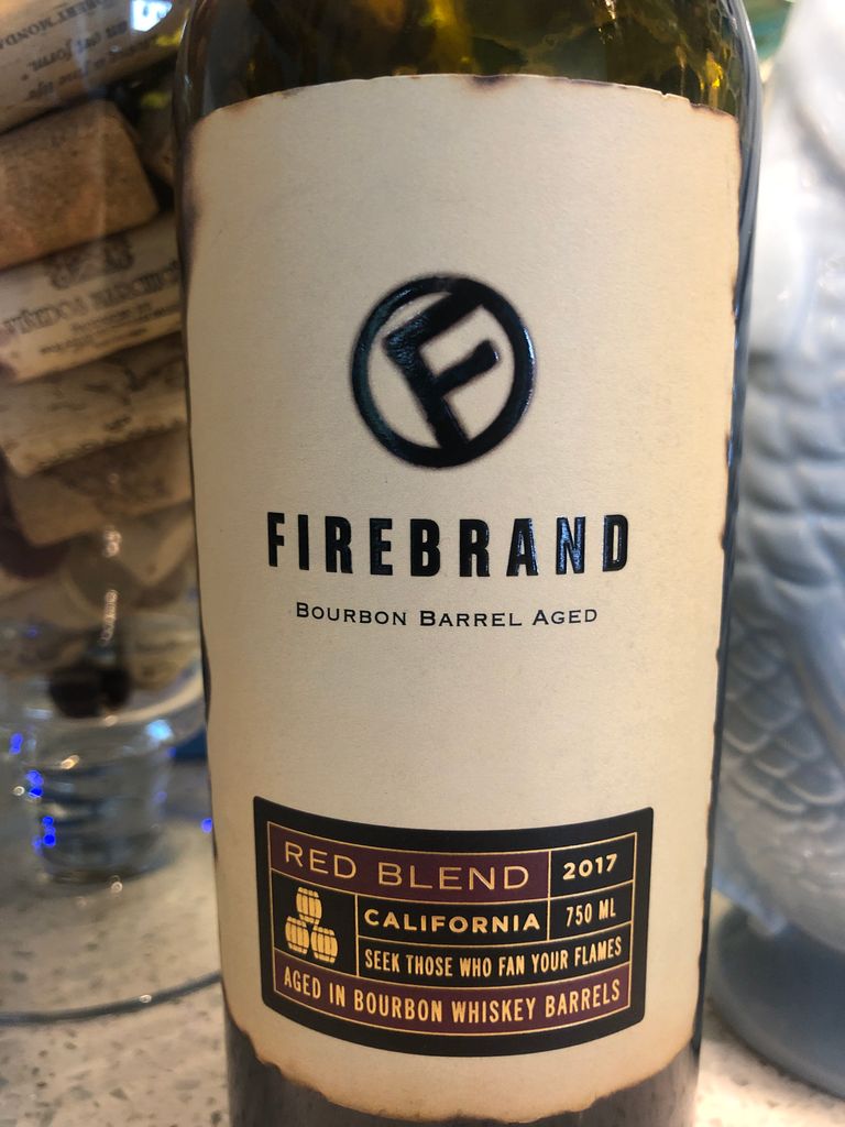 2017 Firebrand Wines Bourbon Barrel Aged Red Blend, USA, California ...