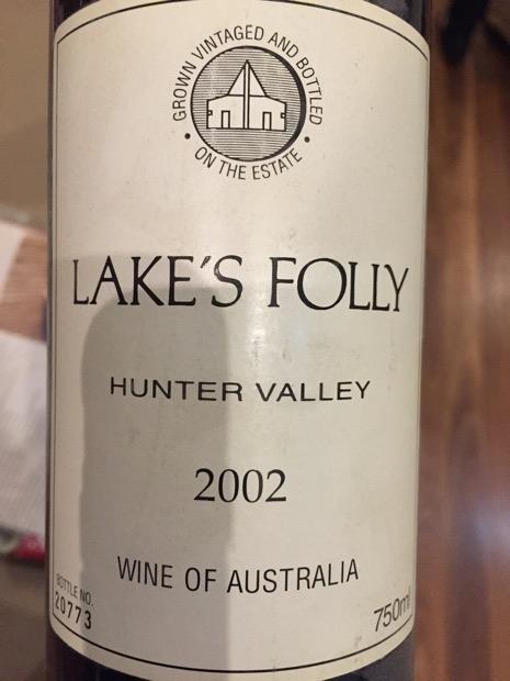 2002 Lake's Folly Red Blend, Australia, New South Wales, Hunter Valley ...
