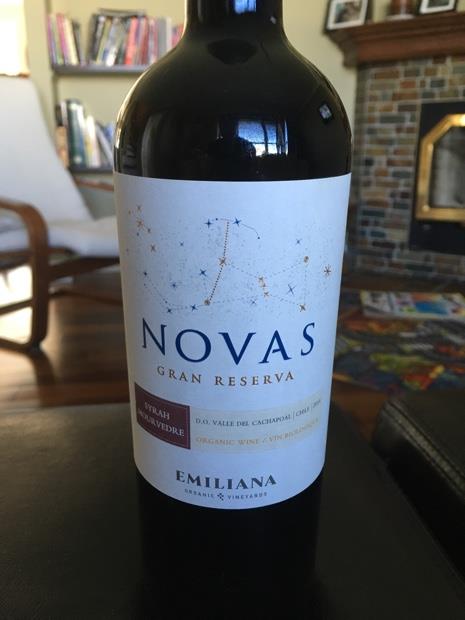 2016 Emiliana Novas Gran Reserva Organic Garnacha Syrah, Chile, Rapel ...