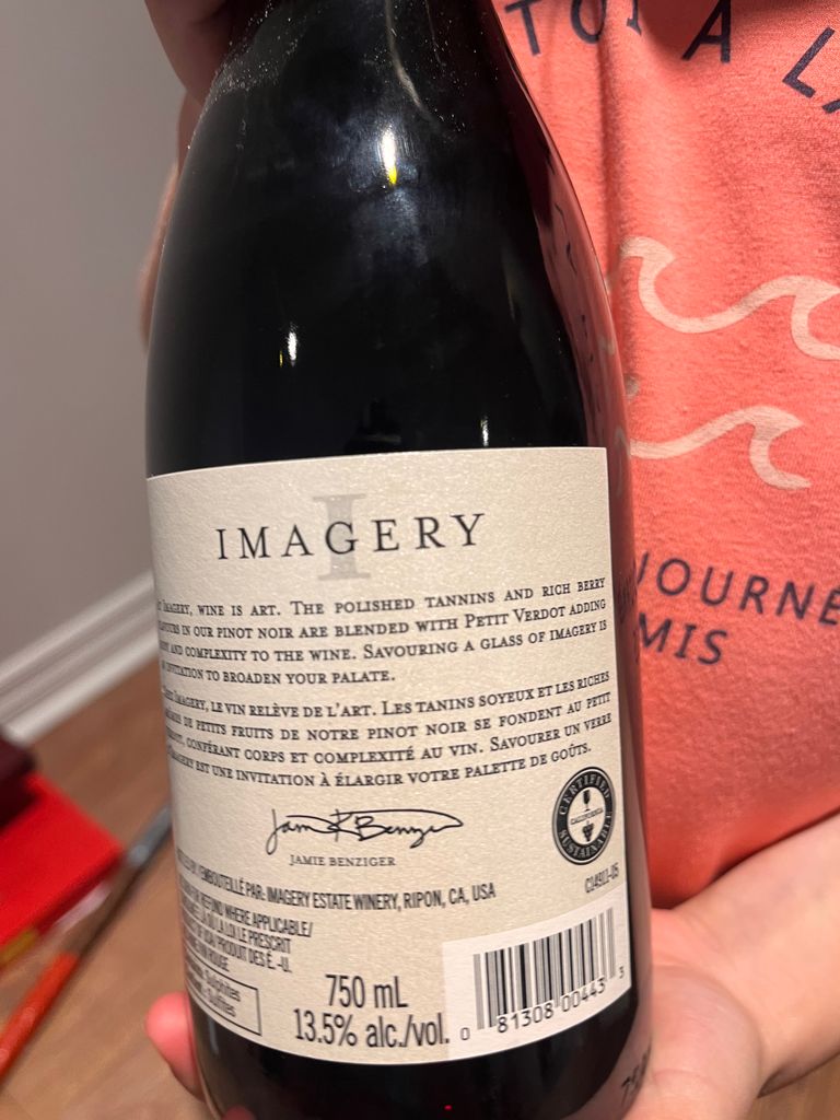 Imagery pinot noir store
