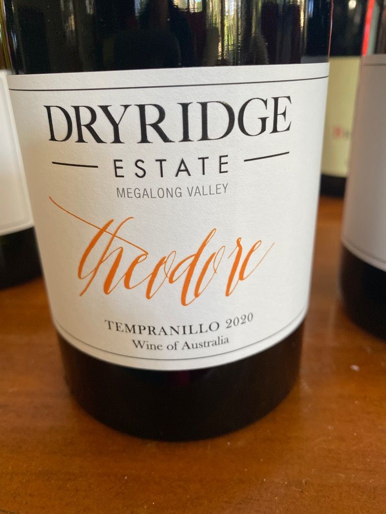 2020 Dryridge Estate Tempranillo Théodore, Australia, New South Wales ...