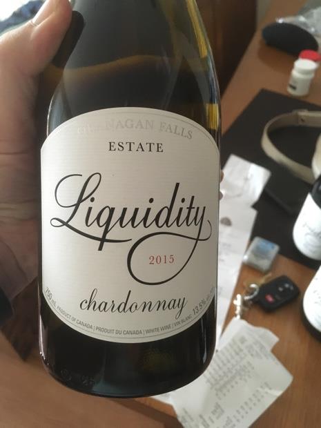 2015 Liquidity Wines Chardonnay, Canada, British Columbia, Okanagan ...