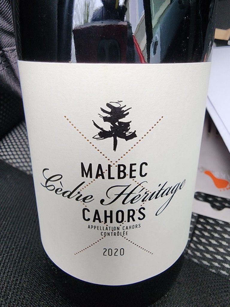 2020 Château du Cèdre Malbec Cahors Cèdre Heritage, France, Southwest ...