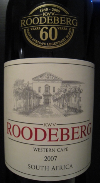 2009 KWV Roodeberg 60 Years Legendary Blend, South Africa, Western Cape ...