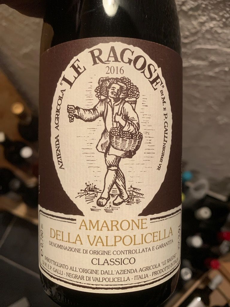 2016 Le Ragose Amarone della Valpolicella Classico, Italy, Veneto ...