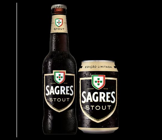 NV Sociedade Central de Cervejas e Bebidas Sagres Stout, Portugal ...