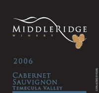 2017 Middle Ridge Winery Cabernet Sauvignon, USA, California, South ...