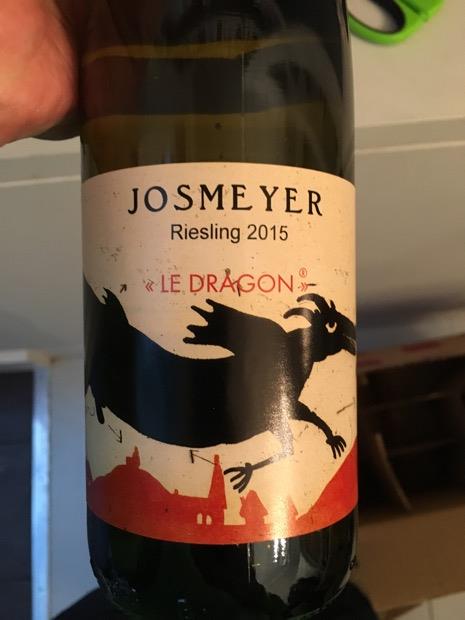 2015 Josmeyer Riesling Le Dragon, France, Alsace - CellarTracker