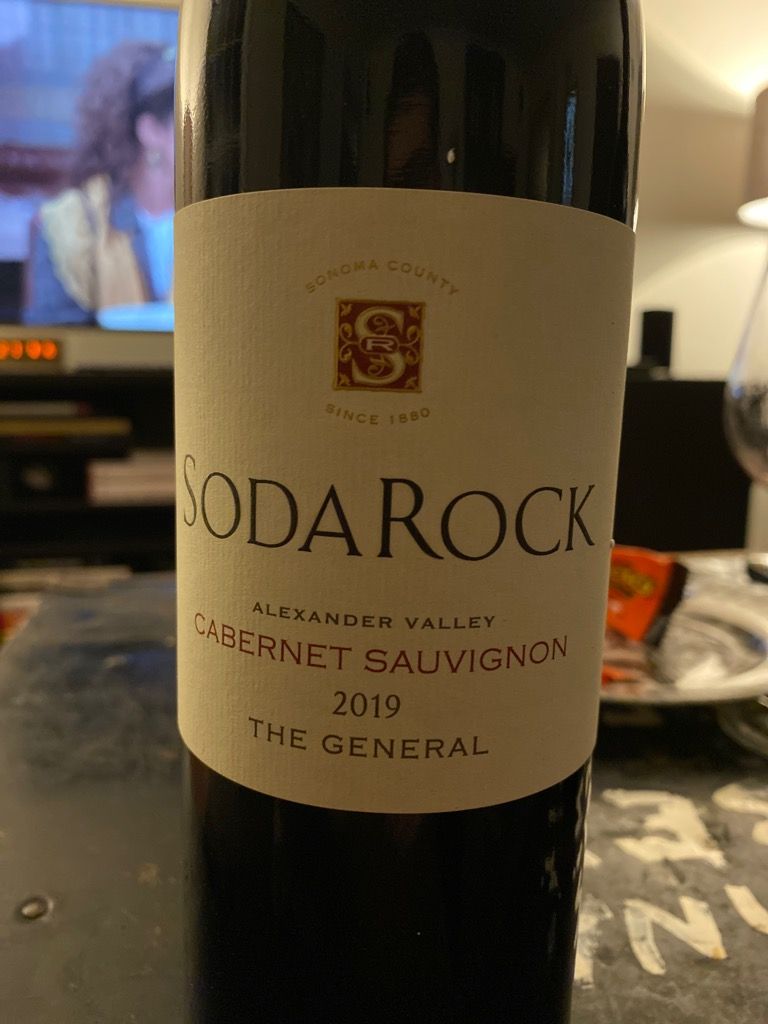 2019 Soda Rock Winery Cabernet Sauvignon The General Usa California
