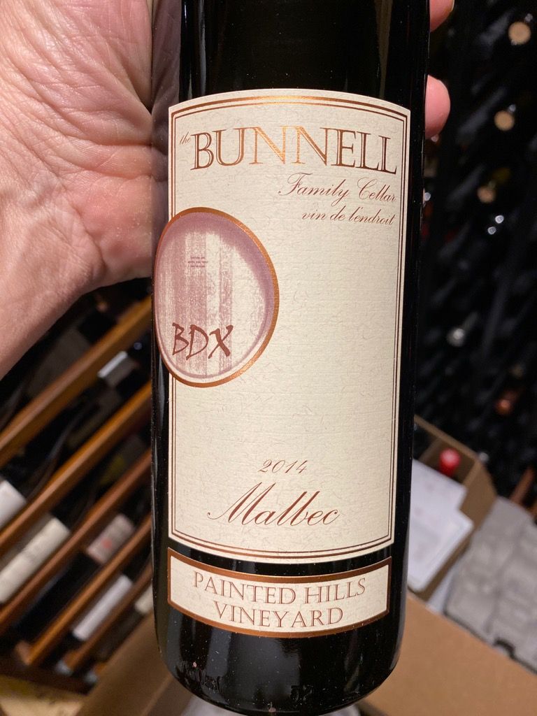 2019 Bunnell Family Cellars Malbec Painted Hills Vineyard, USA ...
