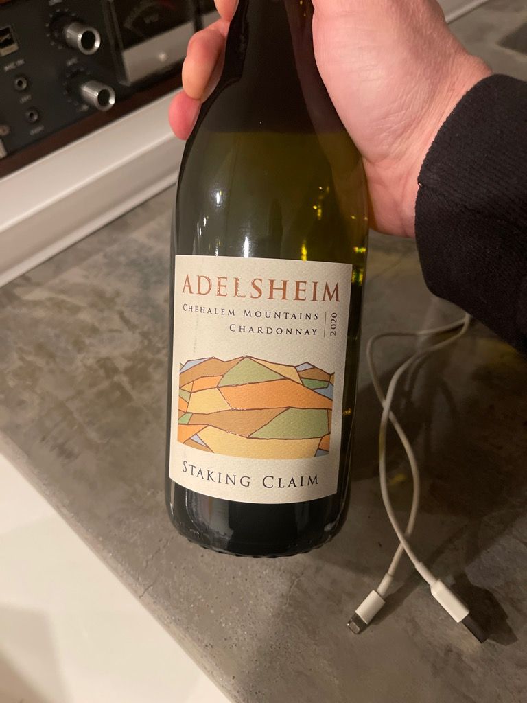 2020 Adelsheim Chardonnay Staking Claim, USA, Oregon, Willamette Valley ...