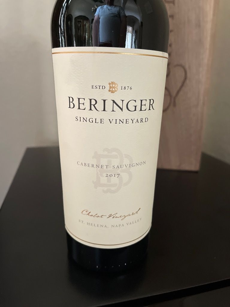 2016 Beringer Vineyards Cabernet Sauvignon Single Vineyard Chabot ...