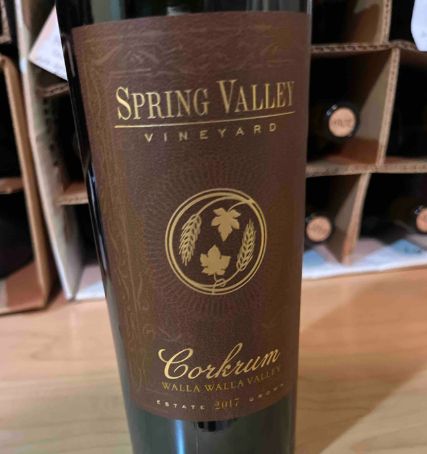 2017 Spring Valley Vineyard Cabernet Franc Corkrum, USA, Washington ...