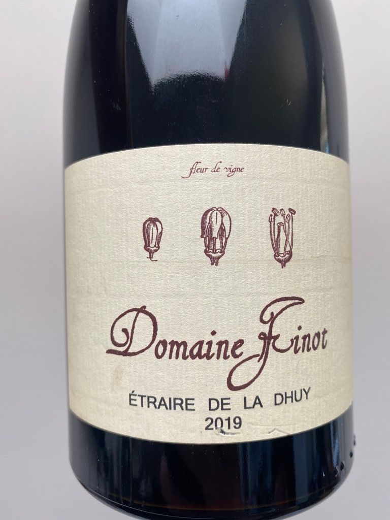 2020 Domaine Finot Isère Côteaux du Grésivaudan Étraire de la Dhuy ...