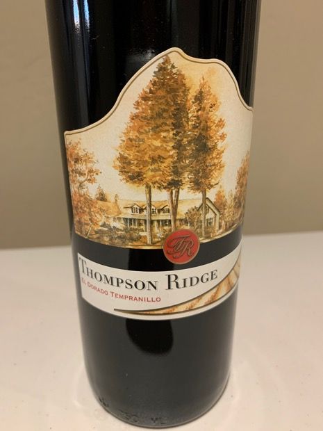 2018 Thompson Ridge Tempranillo, USA, California - CellarTracker