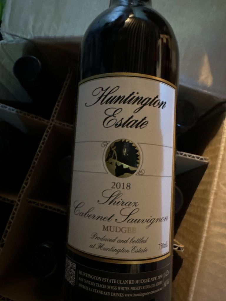 2021 Huntington Estate Cabernet Sauvignon Shiraz, Australia, New South ...