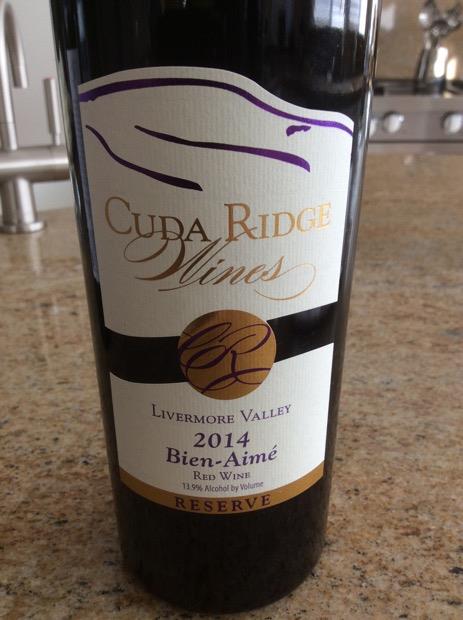 2015 Cuda Ridge Wines Bien-Aime Dino, USA, California, San Francisco ...