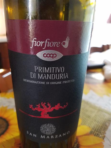 2015 Cantine San Marzano Primitivo di Manduria, Italy, Puglia ...