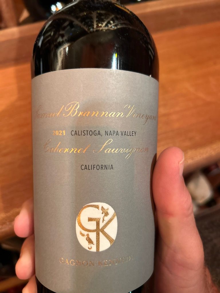 2021 Gagnon-Kennedy Vineyards Cabernet Sauvignon Samuel Brannan, USA ...