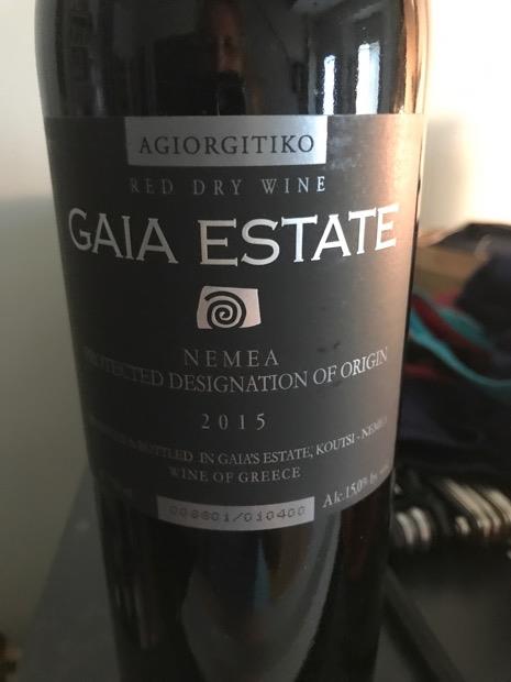2015 Gaia Agiorgitiko Gaia Estate, Greece, Peloponnisos, Nemea - CellarTracker