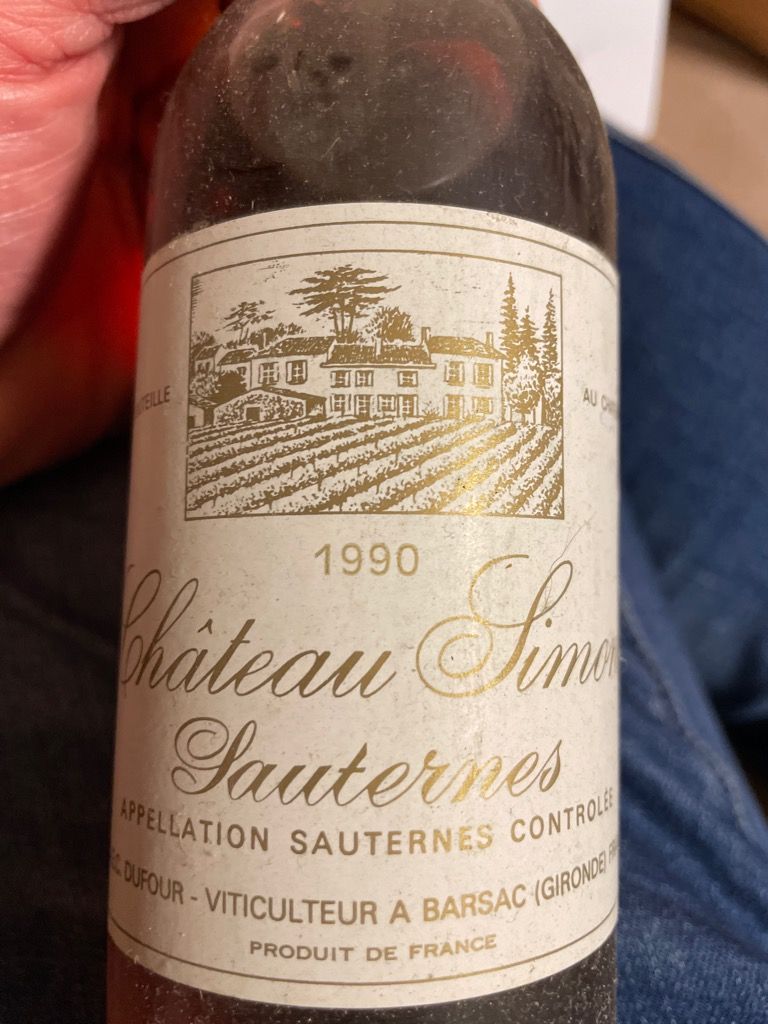 1988 Château Simon Barsac, France, Bordeaux, Sauternais, Barsac ...
